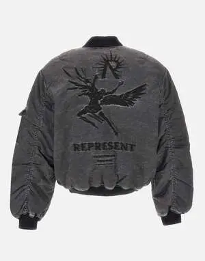 REPRESENT Icarus Flight Bomber Jacket With Icaro Graphics
