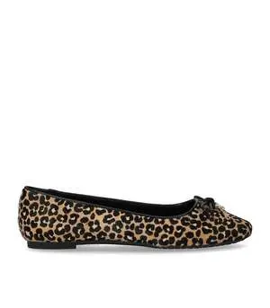 Michael Kors Nori Animal Print Ballet Flats - Brown