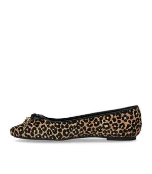Michael Kors Nori Animal Print Ballet Flats - Brown