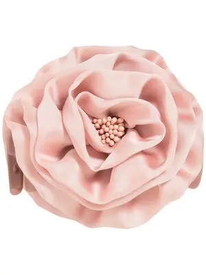 JENNIFER BEHR Floral-appliquéd Jaw Clip - Pink