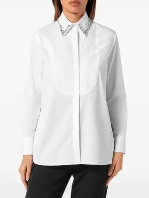 Philipp Plein Embellished Shirt - White