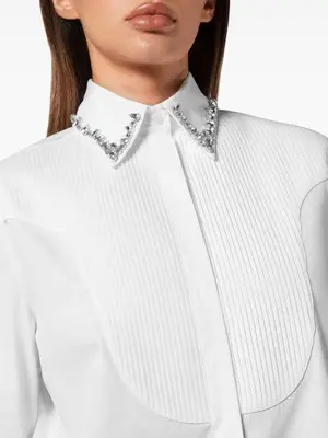Philipp Plein Embellished Shirt - White