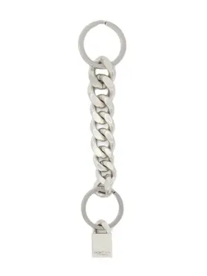 JIL SANDER Logo-charm Chain Keyring
