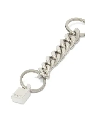 JIL SANDER Logo-charm Chain Keyring