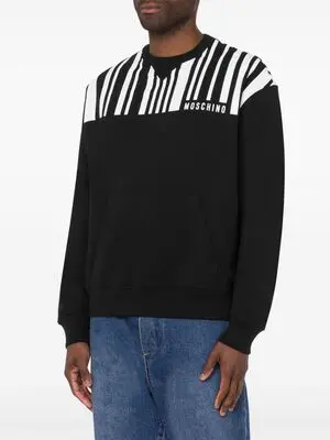 Moschino Barcode-print Cotton Sweatshirt