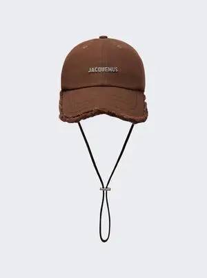 Jacquemus La Casquette Artichaut Hat - Brown