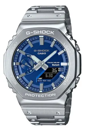 G-Shock Full Metal Ana-digi Bluetooth Watch - Silver