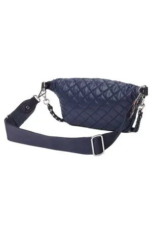 Mz Wallace Small Crosby Quilted Nylon Convertible Sling Bag - Dawn