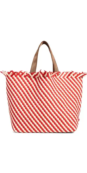 NAGHEDI Striped Large Tote