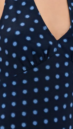 REFORMATION Reformation Delanie Polka-Dot Dress Palo