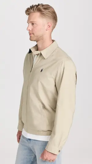 Polo Ralph Lauren Bi-swing Windbreaker Jacket - Khaki Uniform