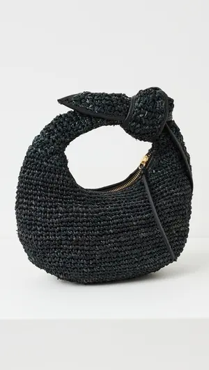 Poolside The Josie Knot Bag - All Black