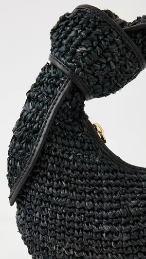 Poolside The Josie Knot Bag - All Black