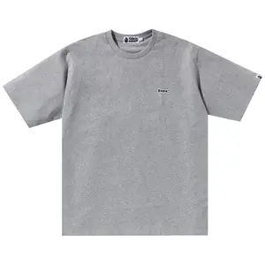 A BATHING APE One Point Relaxed Fit Tee - Grey