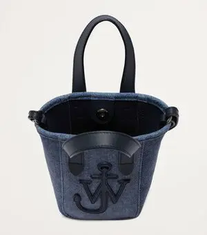 JW Anderson Denim-effect Belt Tote Bag