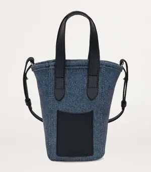 JW Anderson Denim-effect Belt Tote Bag