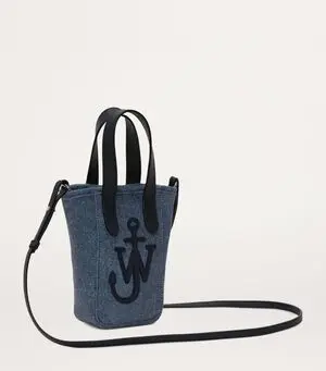 JW Anderson Denim-effect Belt Tote Bag