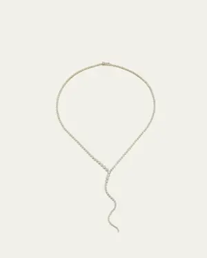 Ondyn Vega Y Drop Diamond Necklace - Yellow Gold