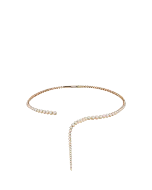 Ondyn Imperial Wavelength Diamond Necklace - Gold