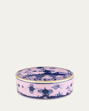 GINORI 1735 Oriente Italiano Round Box With Cover One-color