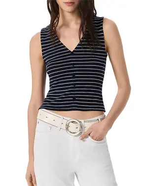 Rag & Bone Knit Striped Vest Top