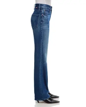 MOTHER The Kick It High Rise Straight Jeans - Which Is Witch