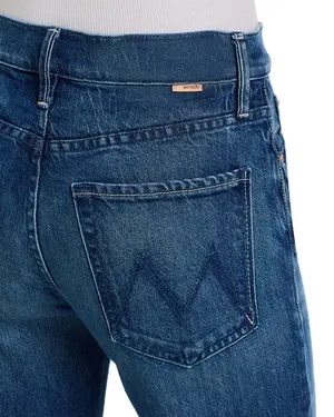 MOTHER The Kick It High Rise Straight Jeans - Which Is Witch