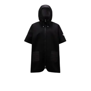 Moncler Hooded Wool Cape