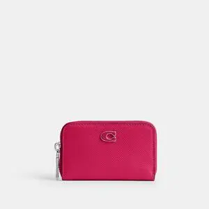 COACH® Small Zip Around Card Case Dragon Fruit