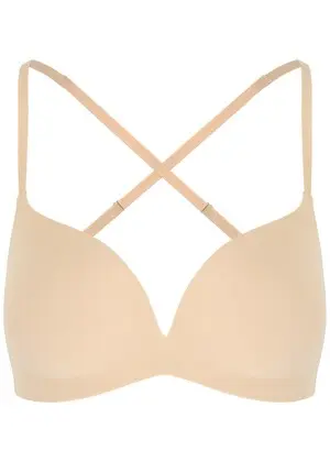 Wacoal Inès Secret Stretch-nylon Soft-cup Bra - Nude