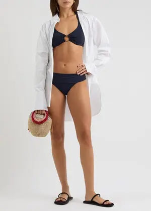 Melissa Odabash Brussels Bikini Briefs - Navy