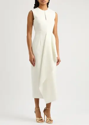 ROKSANDA Raya Draped Midi Dress
