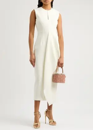 ROKSANDA Raya Draped Midi Dress