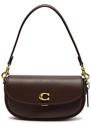 COACH Leather Saddle Bag