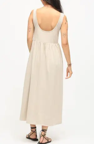 Electric & Rose Isabel Cotton Jersey Midi Dress