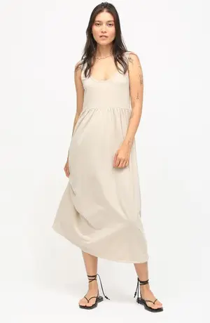 Electric & Rose Isabel Cotton Jersey Midi Dress