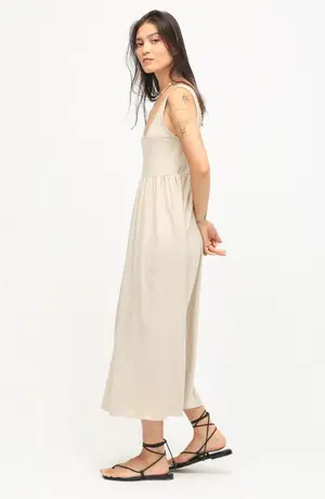 Electric & Rose Isabel Cotton Jersey Midi Dress