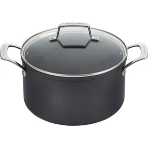 LE CREUSET Nonstick Ceramic Stockpot - Black Ceramic