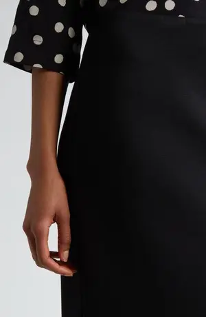Max Mara Flou Stretch Jersey Skirt