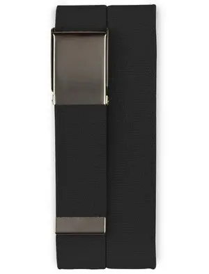 HARBOR BAY BY DXL Stretch Webbed Belt - Black
