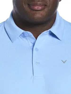 CALLAWAY Big & Tall Classic Jacquard Golf Polo Shirt