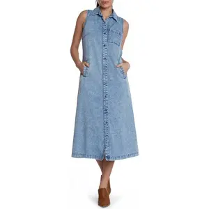 Wash Lab Denim Casual Day Dresses