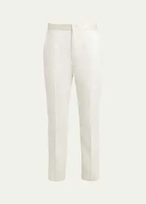 SETCHU Origami Button Cuff Silk Pants - White
