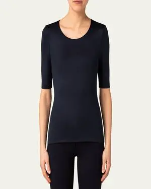 Akris Scoop-neck T-shirt