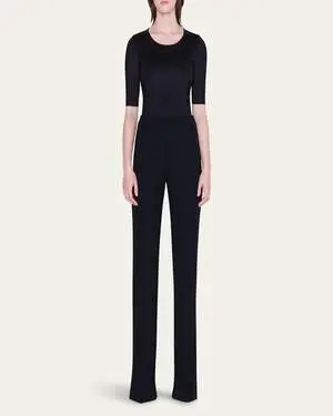 Akris Scoop-neck T-shirt