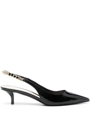 Gucci Signoria 45mm Slingback Pumps - Black