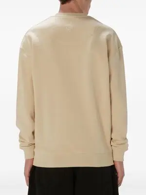 JW Anderson Floral Print Organic Cotton Sweatshirt