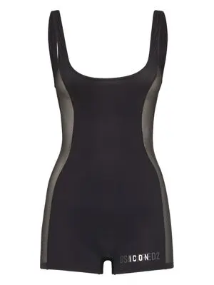 Dsquared2 Logo-print Bodysuit - Black