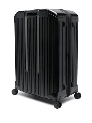 PIQUADRO Embossed Suitcase - Black