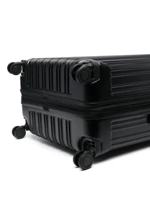 PIQUADRO Embossed Suitcase - Black
